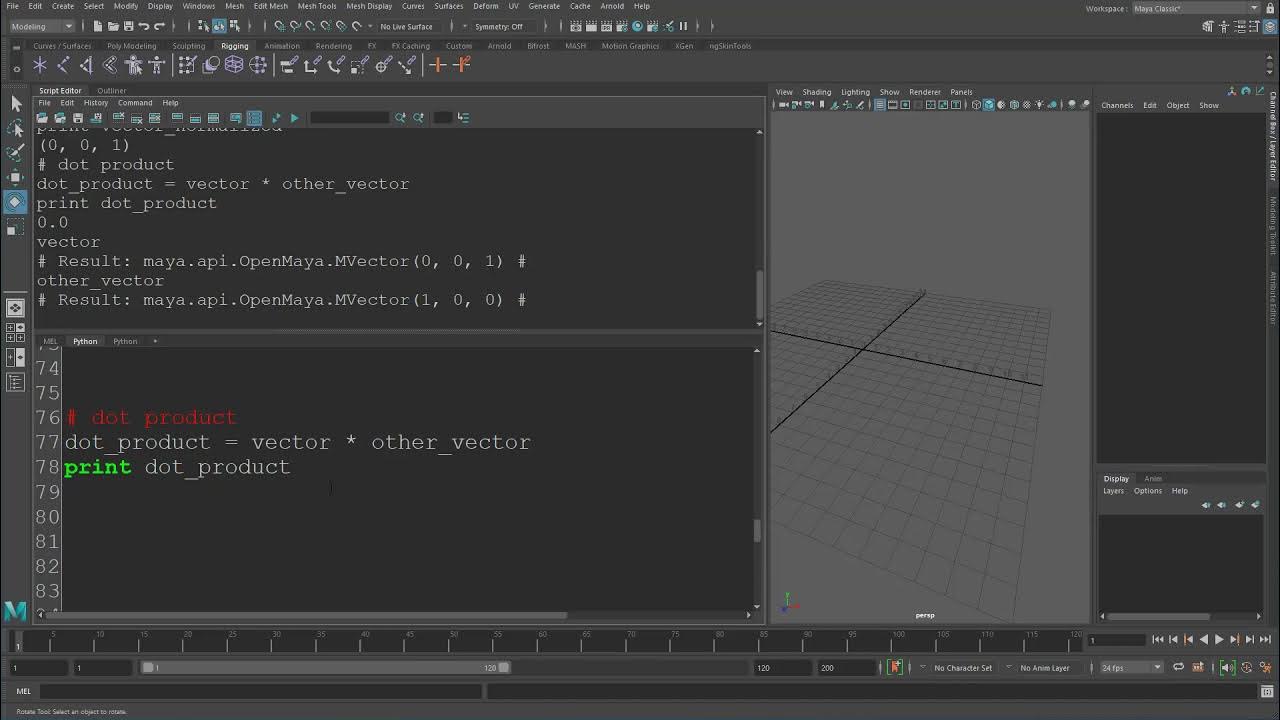 Maya Math - 06 - Vector math with Python - YouTube
