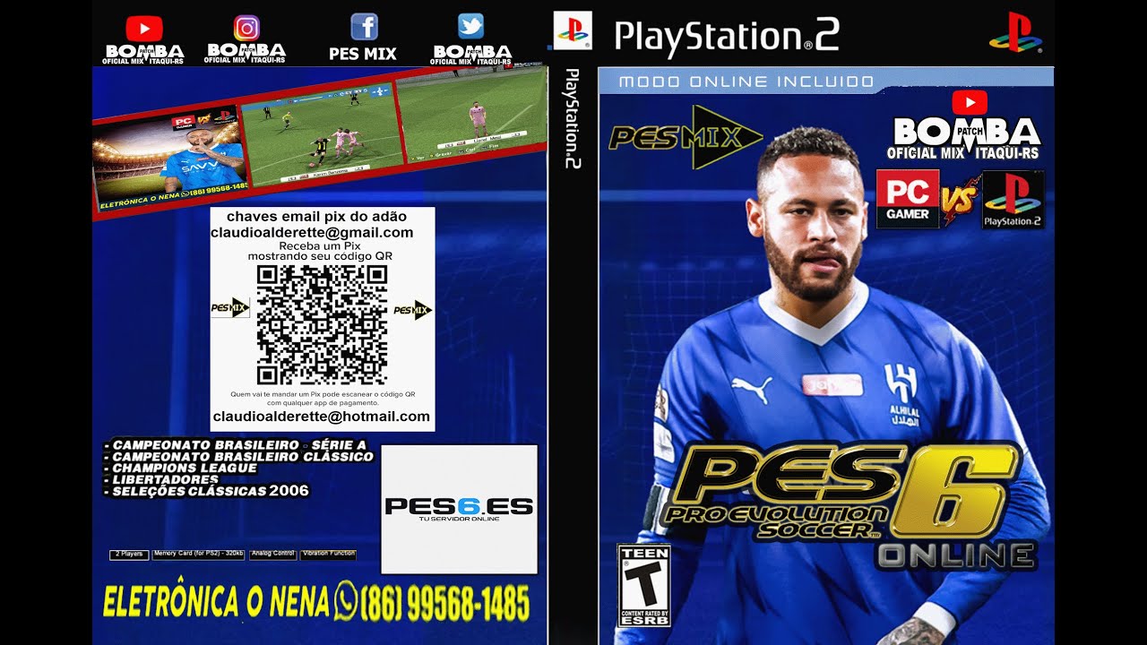 BOMBA PATCH OFICIAL MIX ITAQUI-RS 2024 - ATT-OUT E PES 6 MIX ONLINE 24 ...