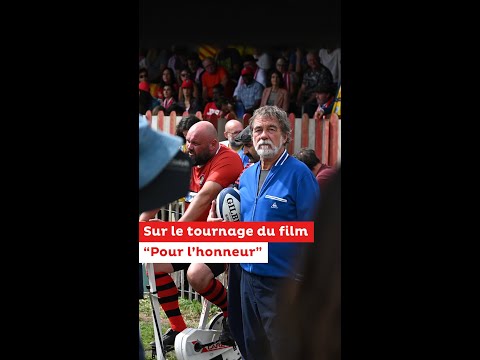 Sur le tournage du film \
