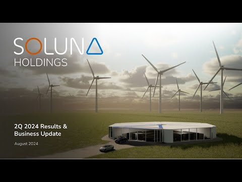 Soluna Holdings Second Quarter 2024 Results - YouTube