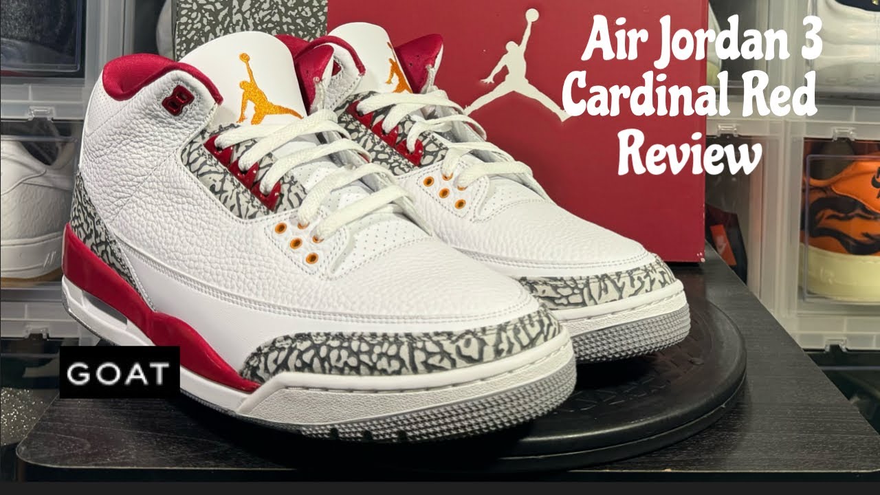 Reach Back Season!! Air Jordan 3 Cardinal Red Review. Cardinal Red ...