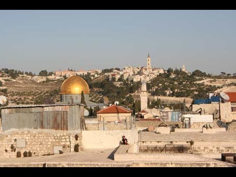 The most beautiful view of the Old City of Jerusalem, Israel - a ...