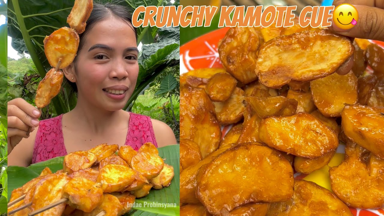 CRUNCHY KAMOTE CUE l Nagluto kug crunchy kamote cue l Indae Probinsyana - YouTube