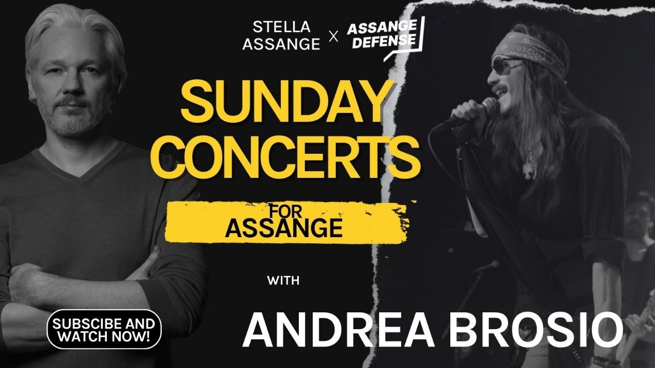 Sunday Concerts For Assange with Andrea Brosio - YouTube