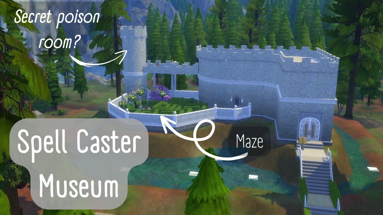Spellcaster Museum | Occult October | Sims 4 Speed Build - YouTube
