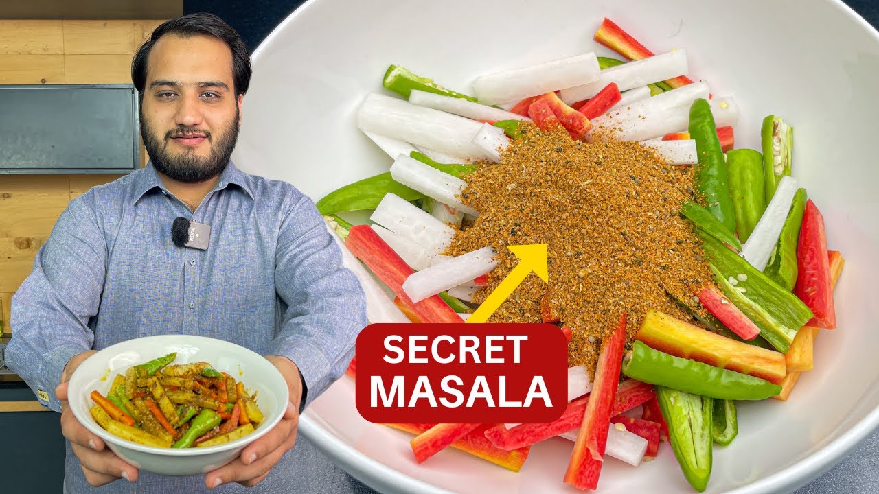 Instant Gajar Mooli ka Achar - Secret Achar Masala - YouTube