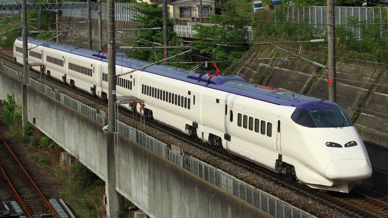 E3系L67編成全検試運転 一ノ関ーくりこま高原 - YouTube