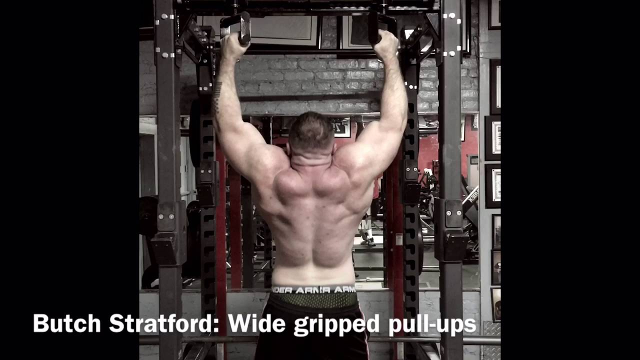 Butch Stratford's Wide Gripped Pull-ups - YouTube