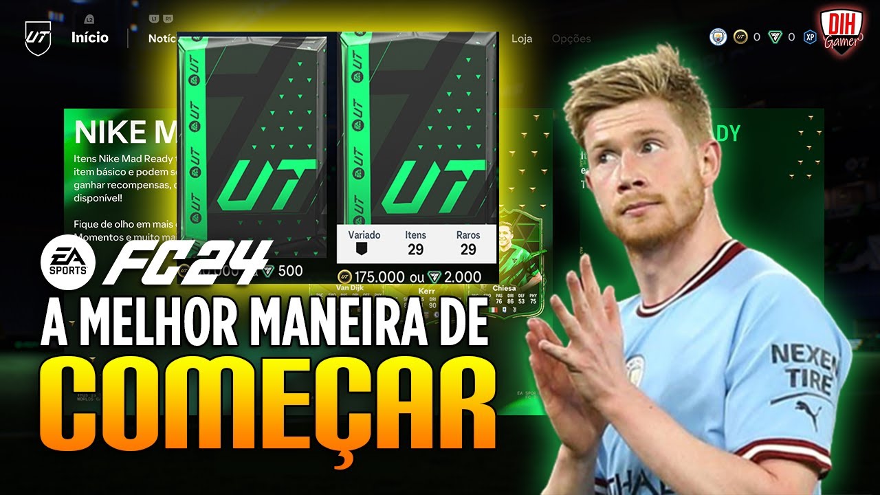 FC 24 - COMO COMEÇAR BEM NO ULTIMATE TEAM! GANHE MUITOS PACOTES GRÁTIS ...