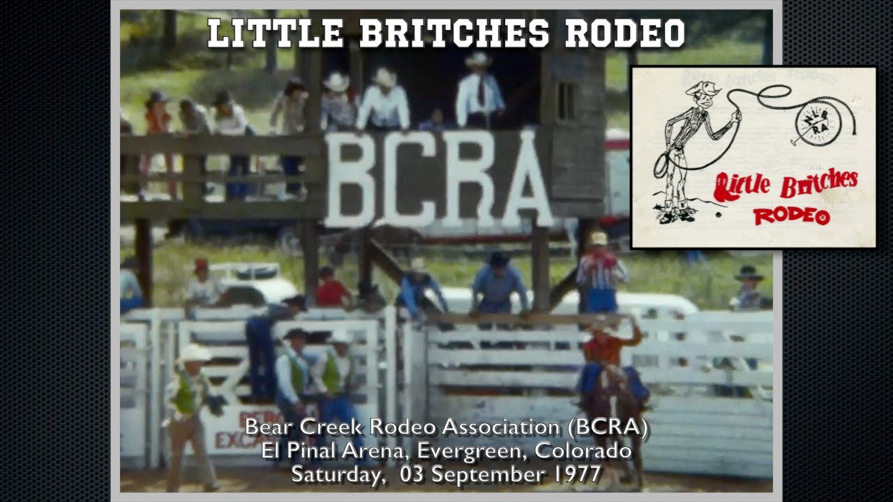 Vintage Little Britches Rodeo Action from Evergreen, Colorado - YouTube