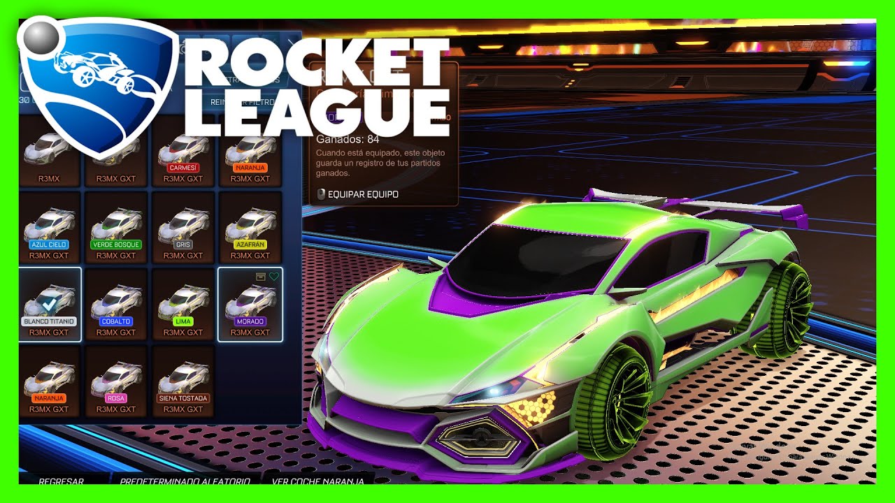 Tengo todos los colores del R3MX GXT | 1v1 | Rocket League® - YouTube