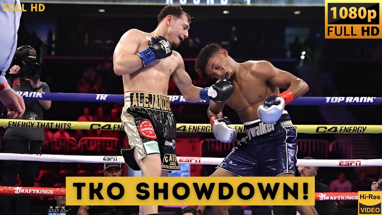 TKO SHOWDOWN! | Alejandro GUERRERO (USA) vs Jalen WALKER (USA) Fight ...