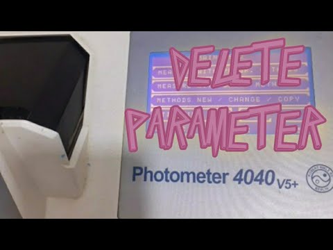 حذف بارامتر من جهاز 4040 delete parameter - YouTube