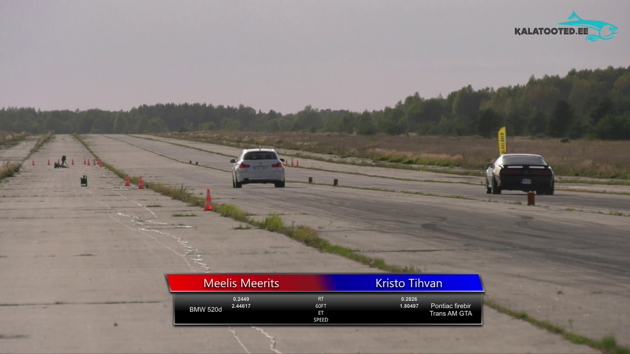 Meelis Meerits - BMW 520d vs Kristo Tihvan - Pontiac Firebird Trans AM ...
