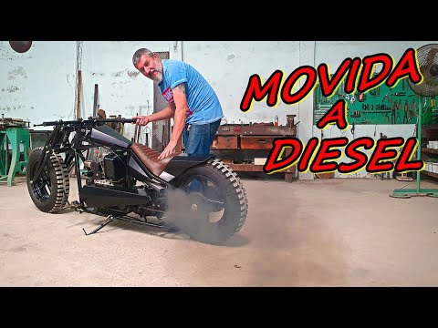 MOTO MOVIDA A DIESEL MAD MAX - Chopper - Bobber - Triciclo - Cafe racer ...