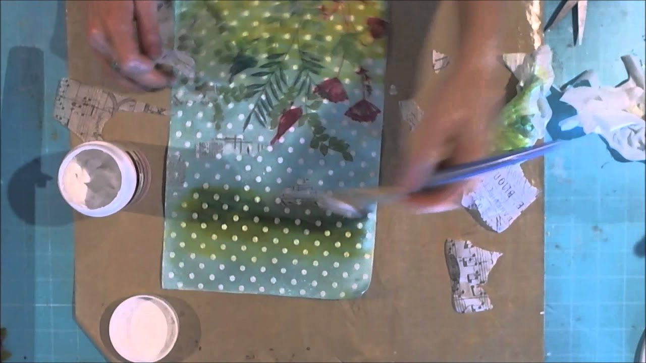 Mixed Media Canvas Banner - YouTube