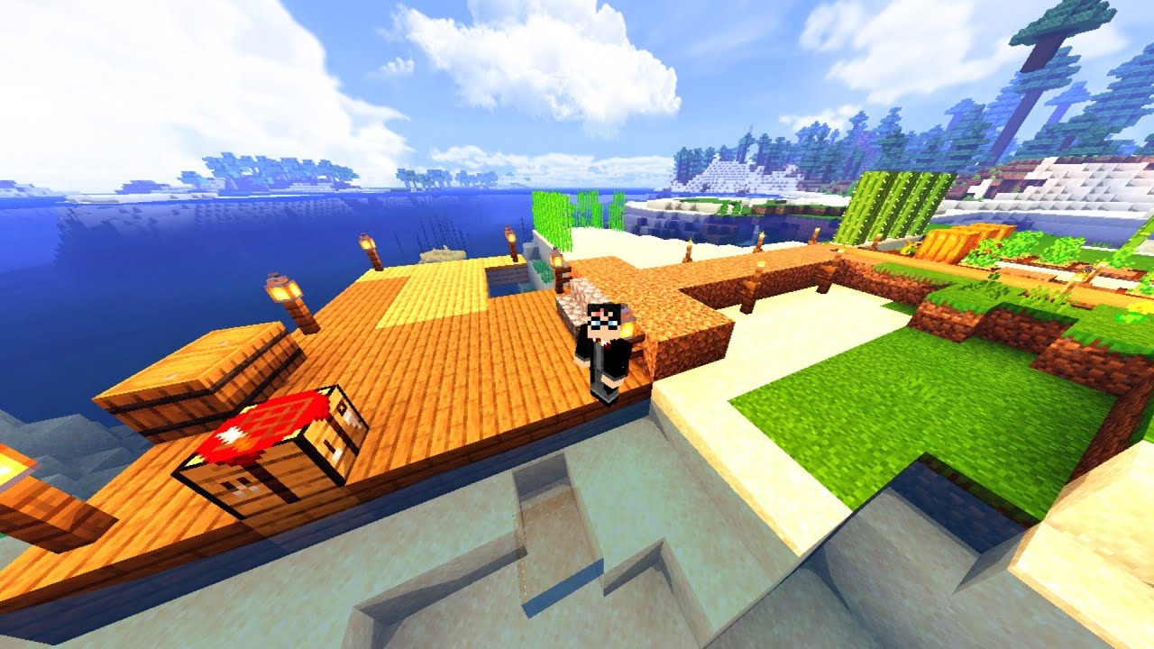 Construyendo mi puerto en MINECRAFT #4 [ManuG YT] - YouTube