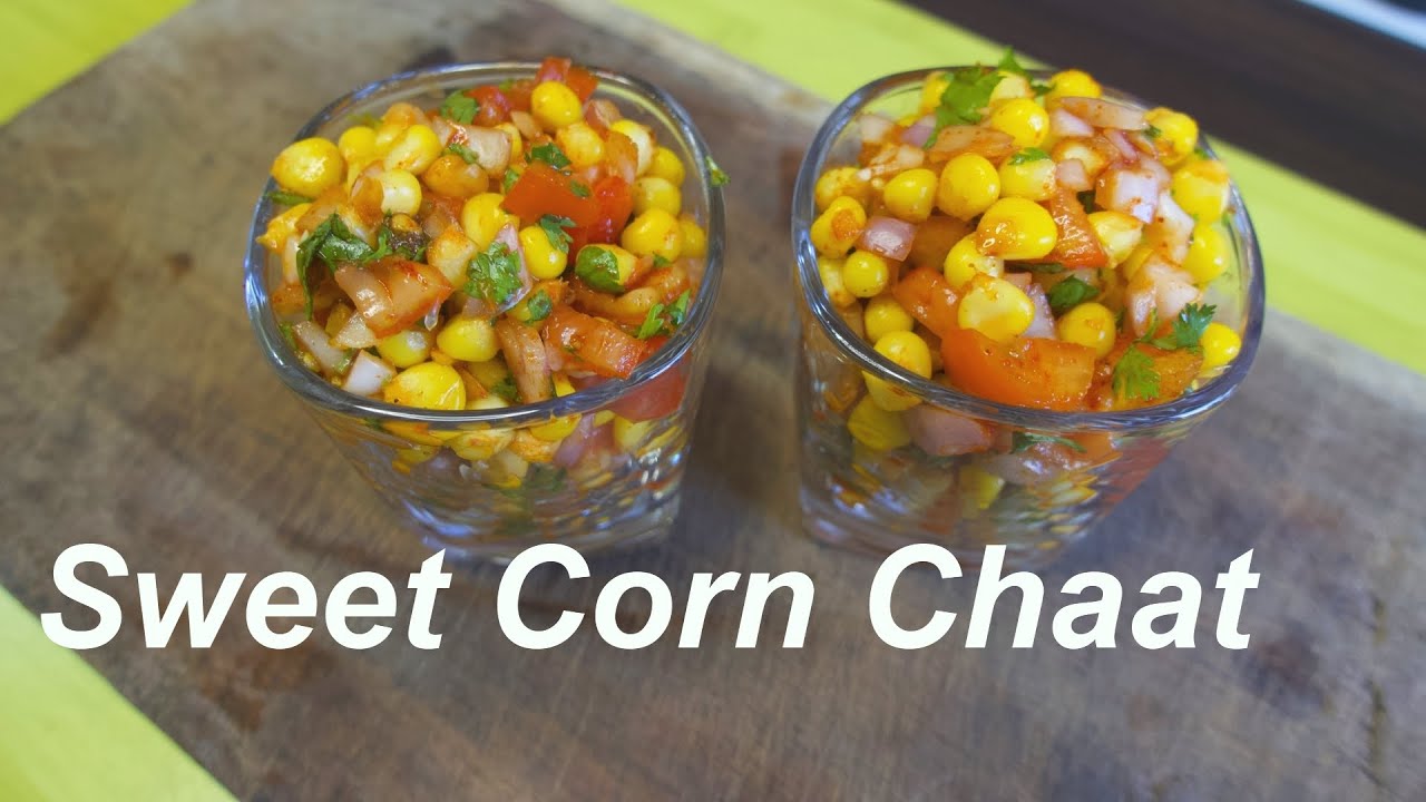 Sweet Corn Chaat Recipe | 5 Min Sweet Corn Snacks Recipe | Spicy Masala ...