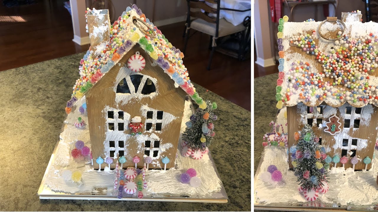 Christmas Gingerbread House Diy 2018 Youtube