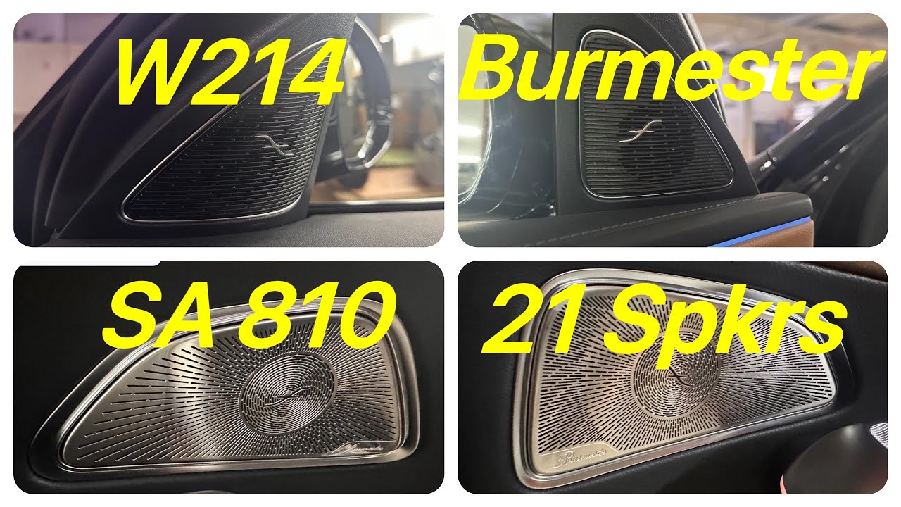 Mercedes E200 W214 2024 Original Burmester 4D Surround Sound System ...