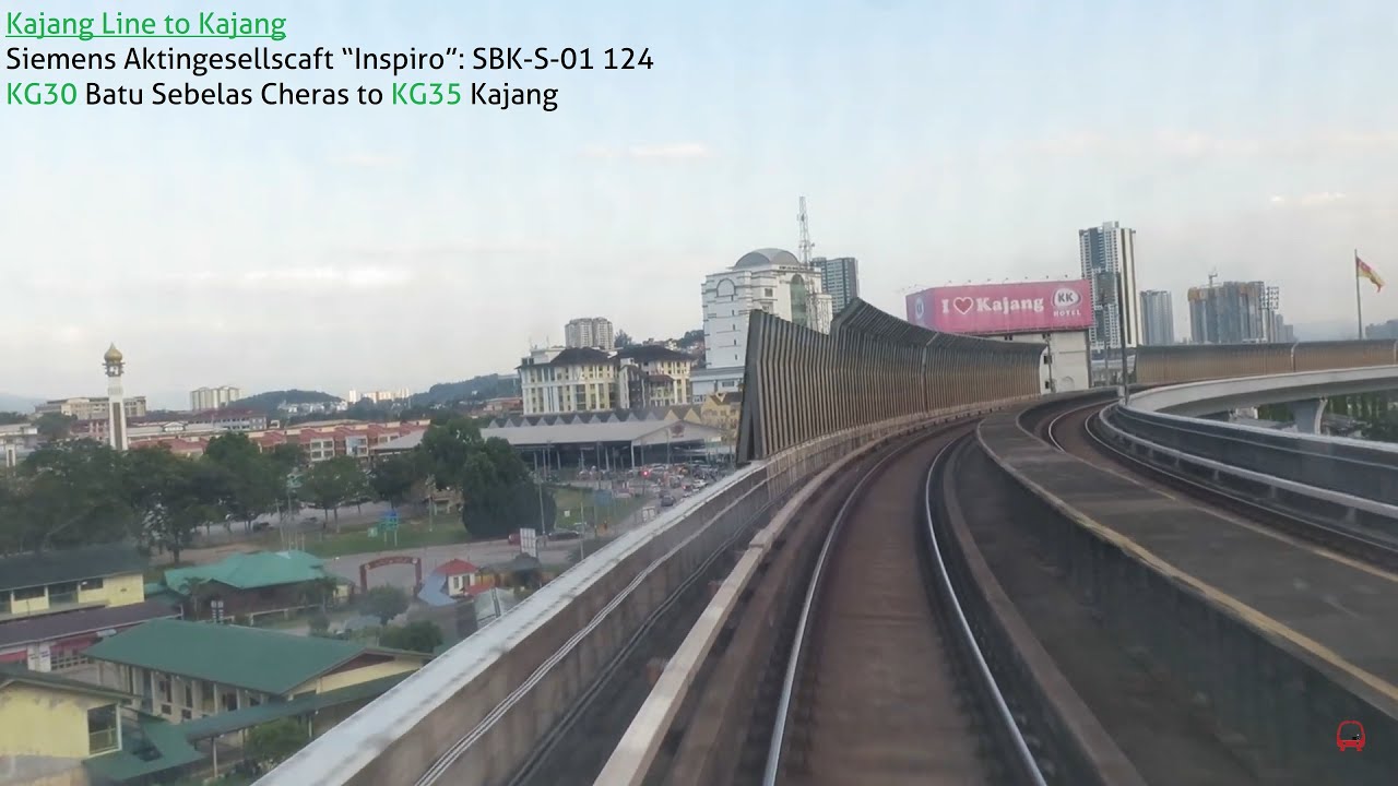 [Eastern end] rapidKL MRT Kajang Line from Batu 11 Cheras to Kajang ...