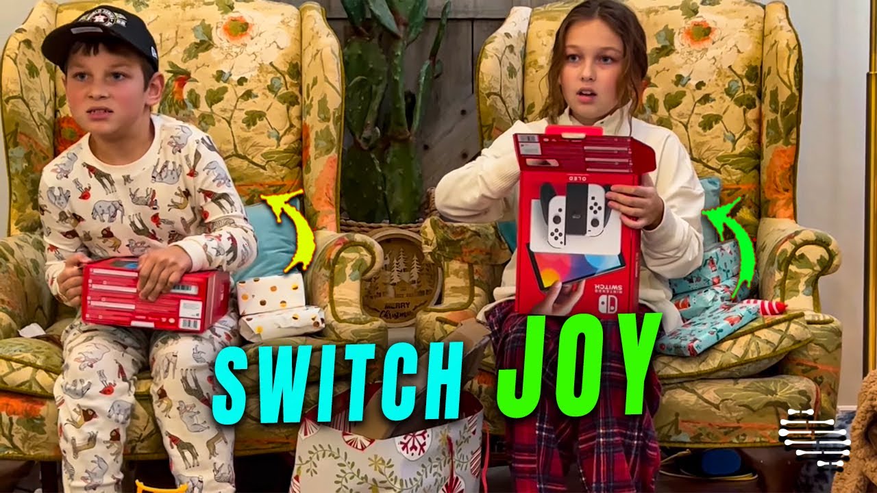 Surprise Nintendo Switch Gift Brings Joy to Siblings - YouTube