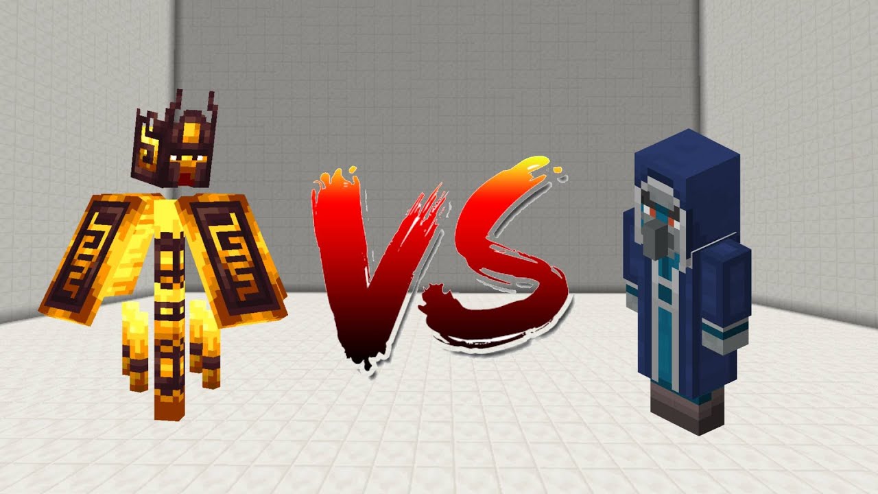 minecraft mobs battle 12- hovering inferno vs iceologer - YouTube