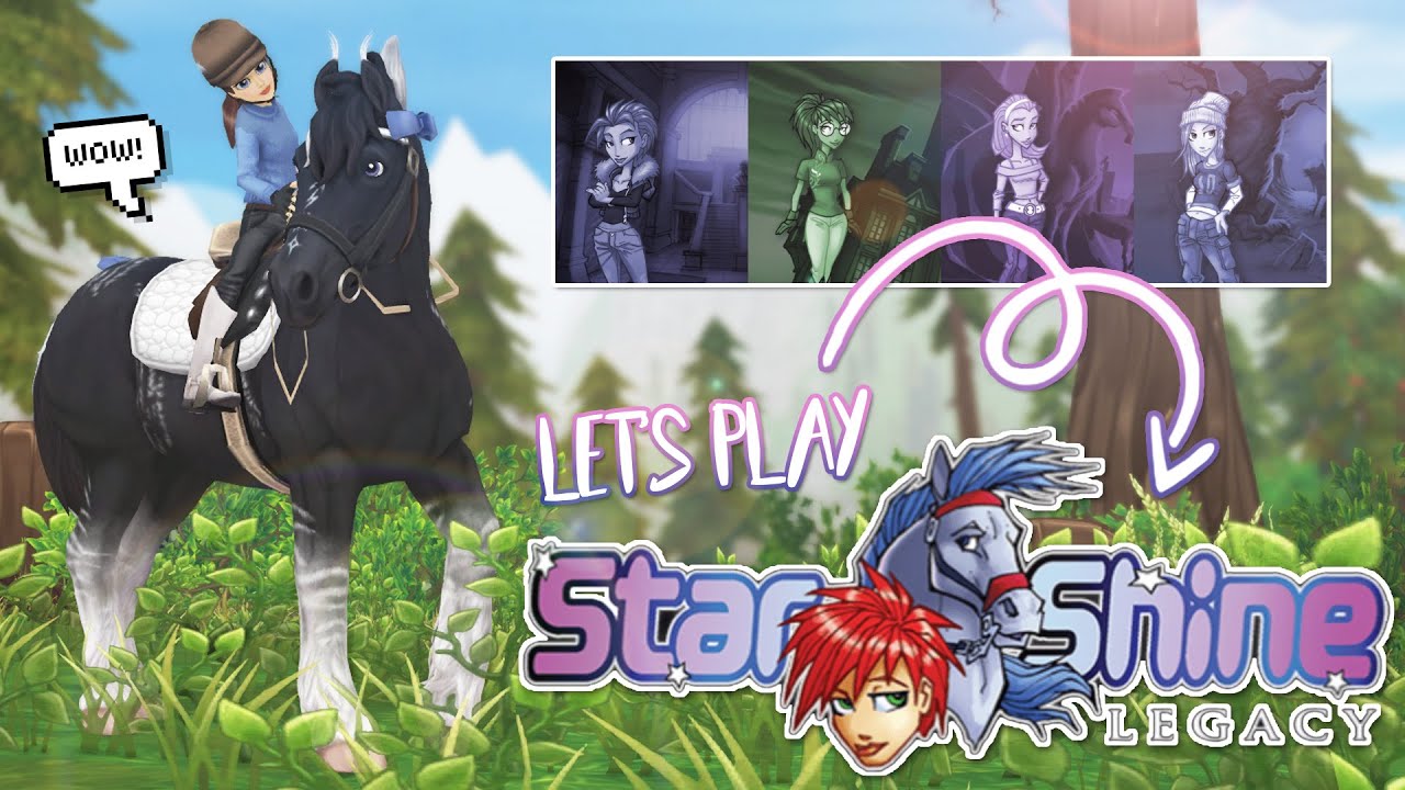 Playing STARSHINE LEGACY for the first time! | Star Stable Updates ...