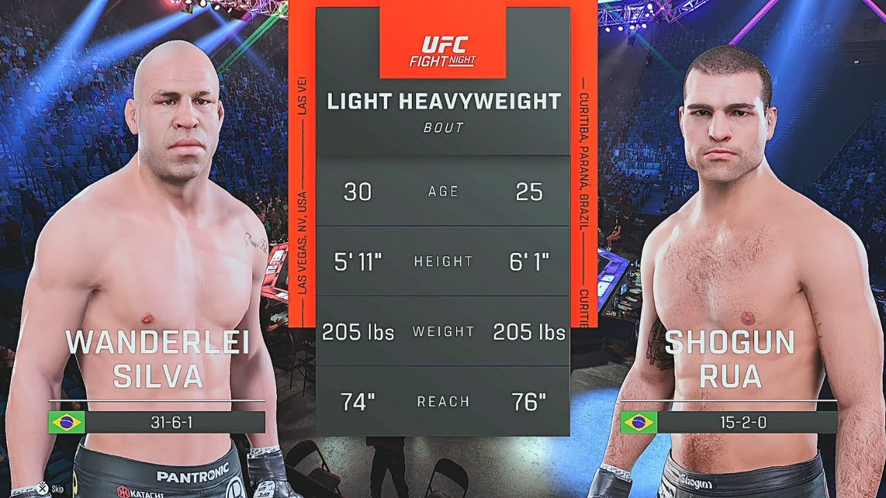 "Pride 33" Wanderlei Silva Vs. "Pride 33" Shogun Rua : EA Sports UFC 5 ...
