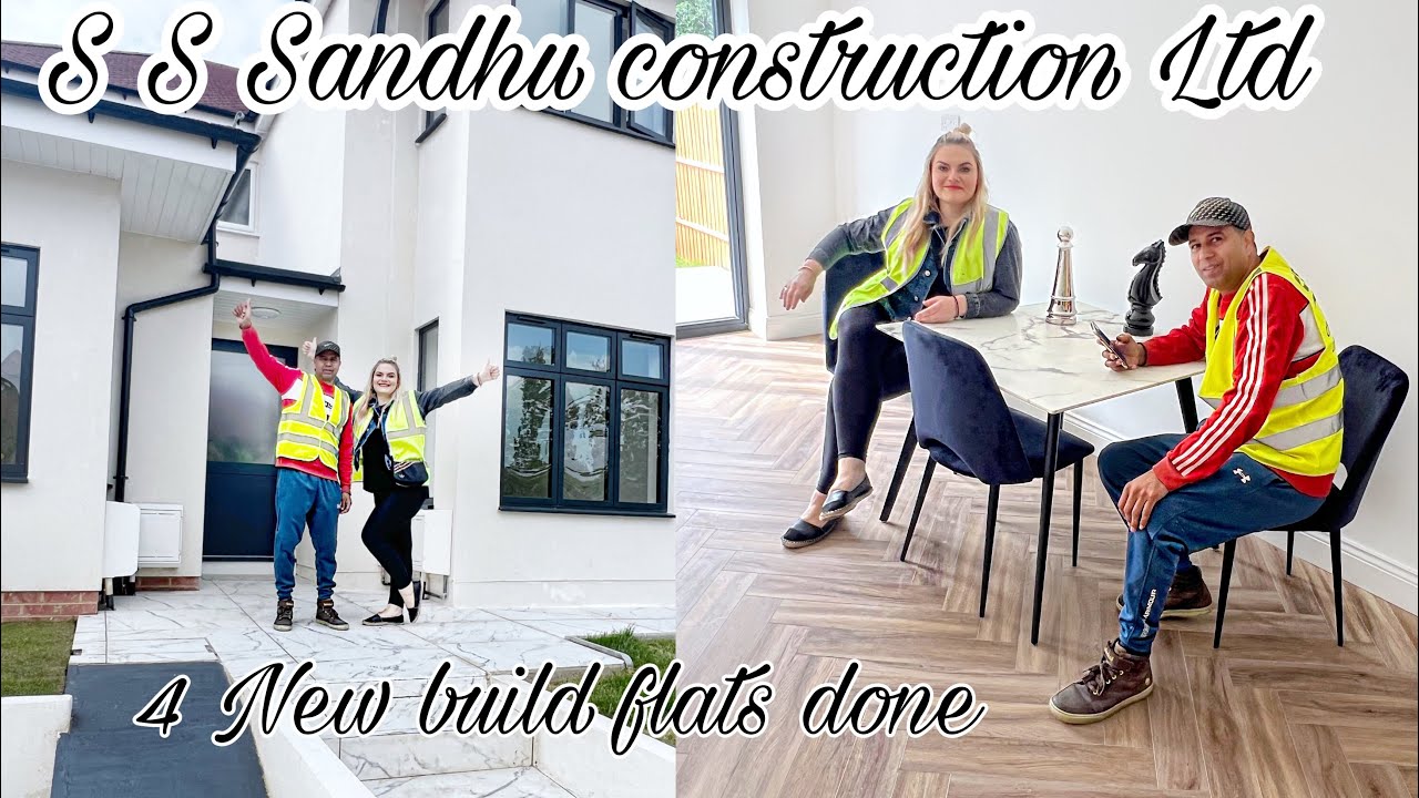 S S SANDHU CONSTRUCTION LTD work update 🚧 | Final view | 4 Flats New ...