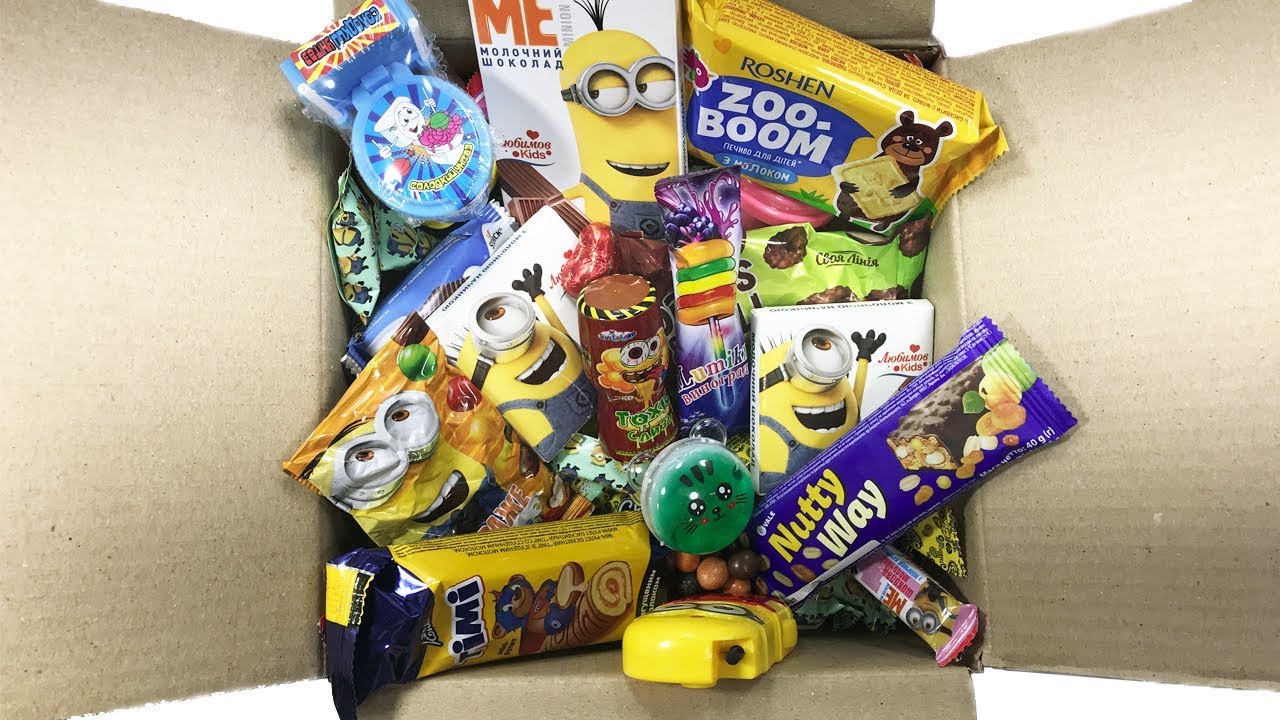 BOX OF CANDIES BIG CANDY | A LOT OF KINDER JOY, CHUPA CHUPS SURPRISE ...