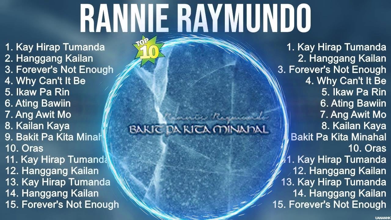 Rannie Raymundo The Best Of OPM Acoustic Love Songs 2023 Playlist ️ Top ...