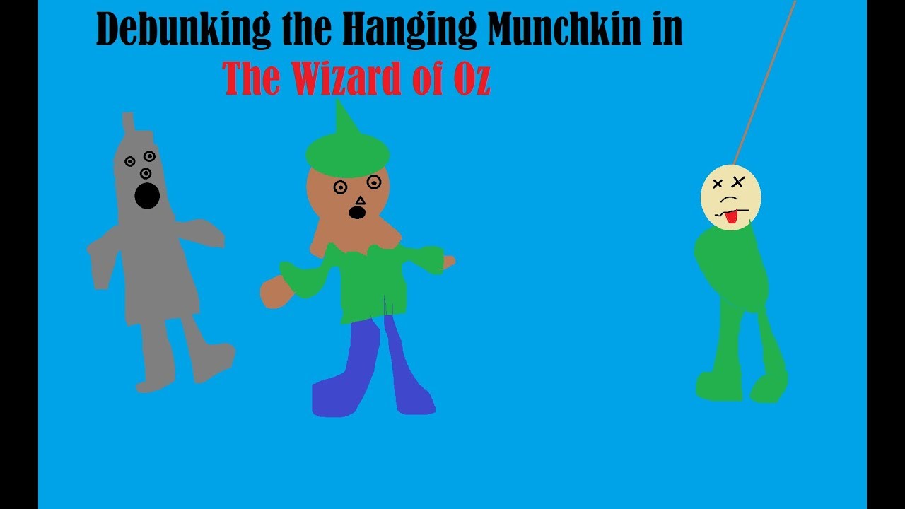 Why there is no Hanging Munchkin in The Wizard of Oz - YouTube