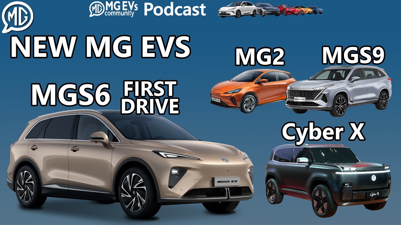 MGS6 deep dive + MG2 rumours, MGS9 PHEV preview and Cyber X tease - YouTube