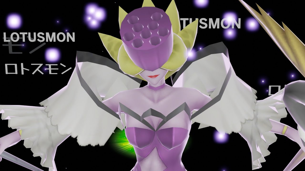 Lotusmon Evolution - YouTube