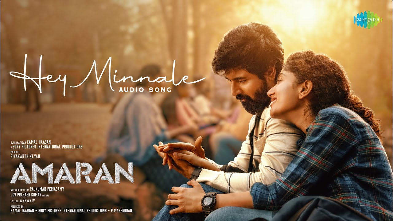 Hey Minnale - Audio Song | Amaran | Sivakarthikeyan, Sai Pallavi | GV ...