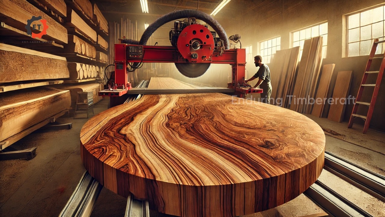 Woodworking - Incredibly Large Wooden Table Processing Factory, The ...