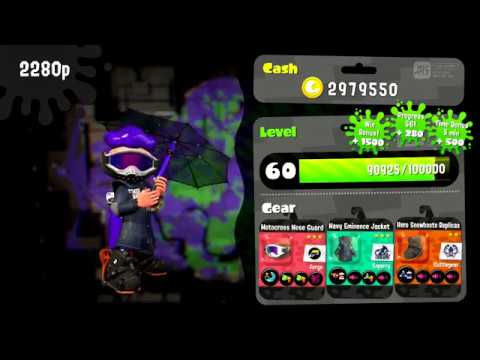THE UNDERCOVER BRELLA!!! - Splatoon 2 Gameplay (Clam Blitz) - YouTube