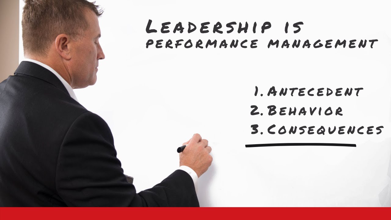 Leadership is Performance Management - YouTube