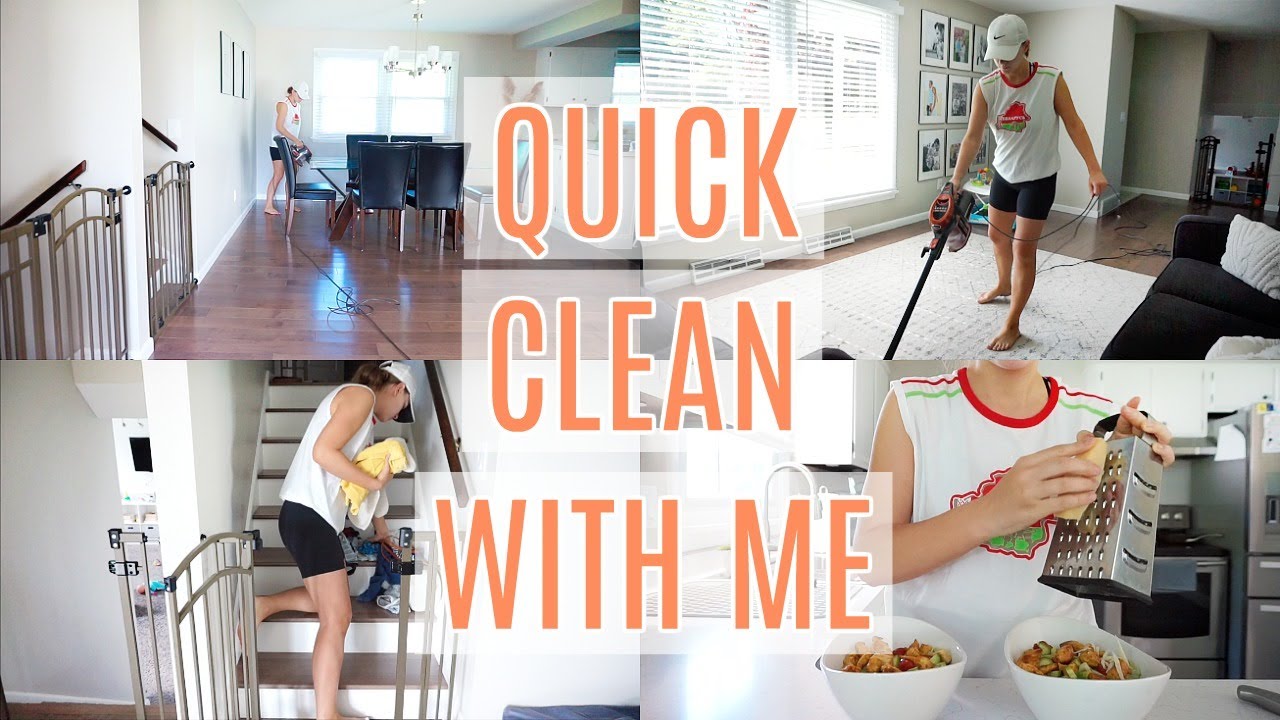 QUICK CLEAN WITH ME | SPEED CLEAN - YouTube