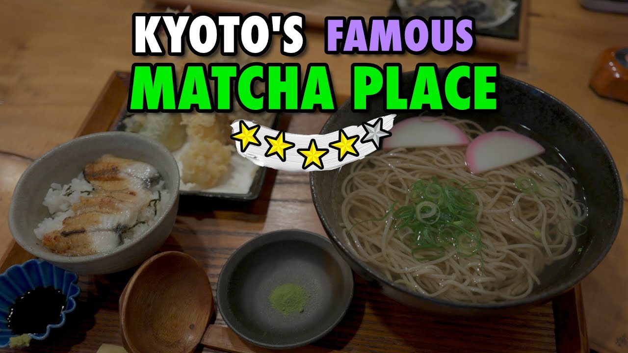 I Tried The Famous Matcha Restaurant in Uji, Kyoto (with Soba) - YouTube