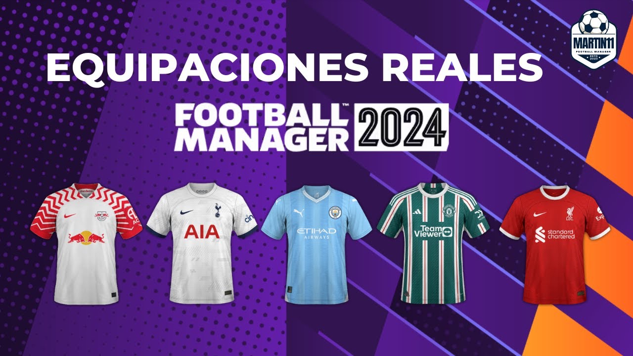 Cómo Instalar CAMISETAS REALES en Football Manager 2024 (FM24) | Guía ...
