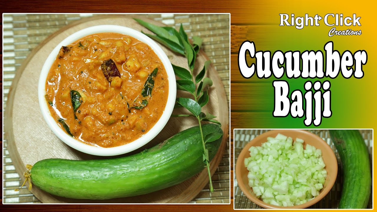 cucumber bajji recipe | cucumber raita | how to make cucumber raita ...