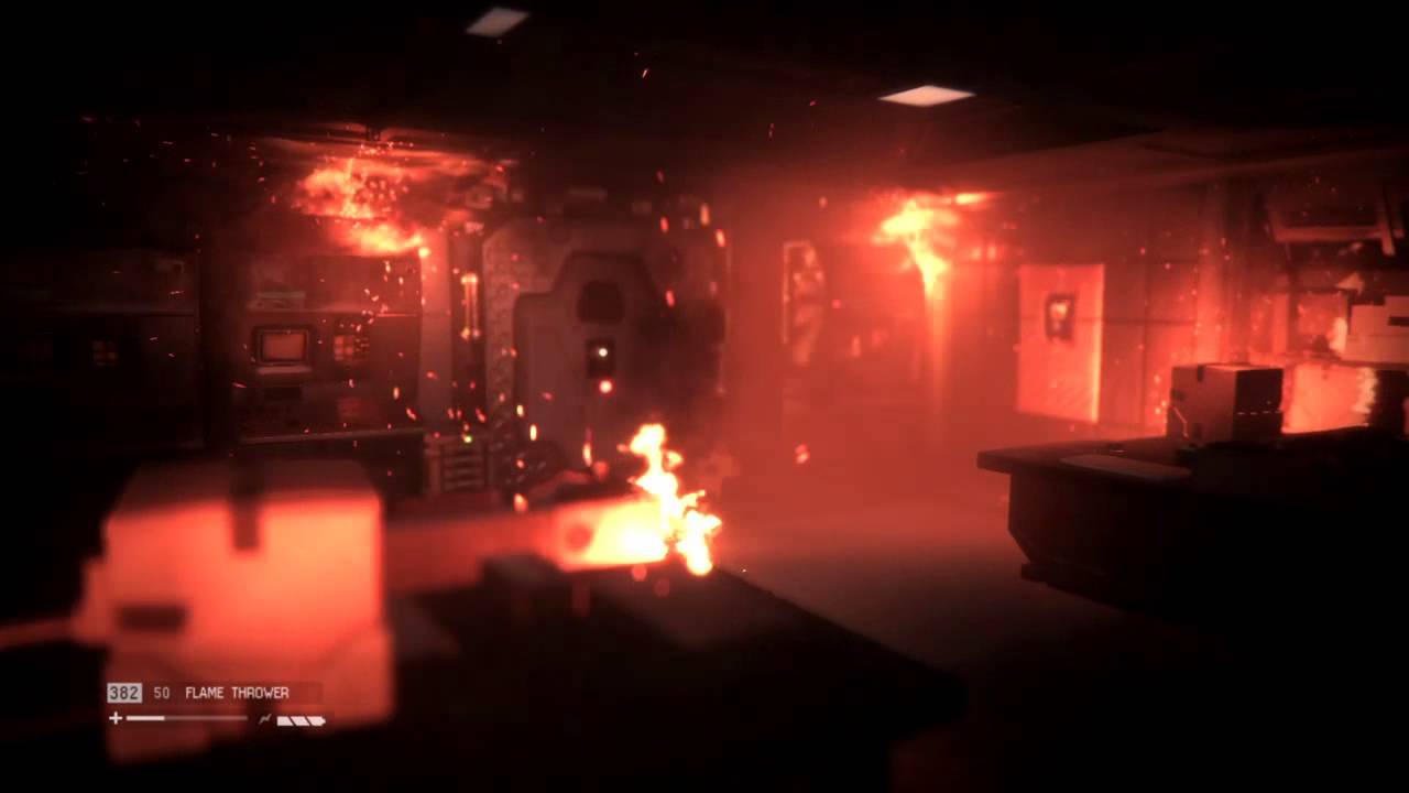 Alien Isolation - fire - YouTube