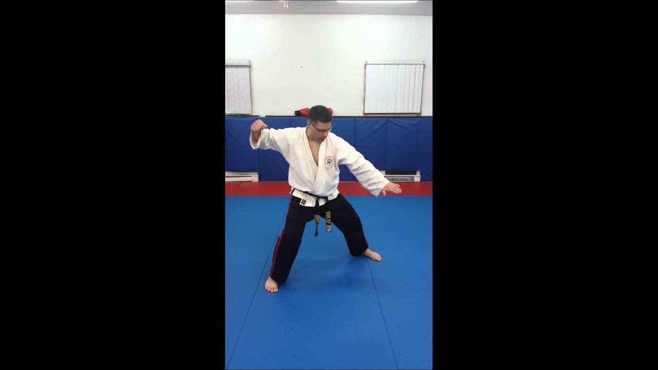 Kempo Karate form "kata" # 7 - YouTube