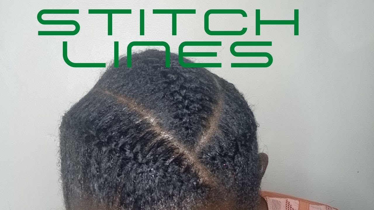 How to: Yarn and Needle stitch cornrows / DIY Tutorial / Protective ...