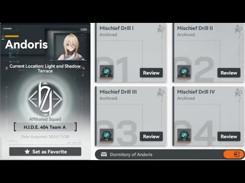 Girls Frontline 2: Exilium | Character Hotline Story (Andoris ...