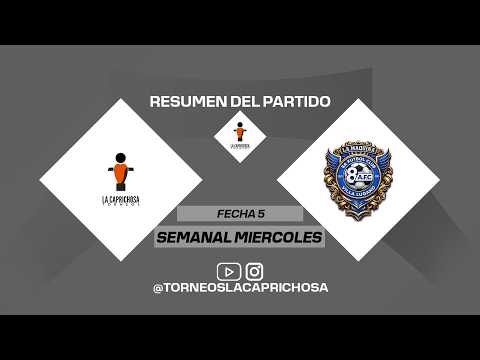 El Pasaje - 8A |#TorneosLaCaprichosa| #CDL26 Fecha 5 - Semanal Miércoles