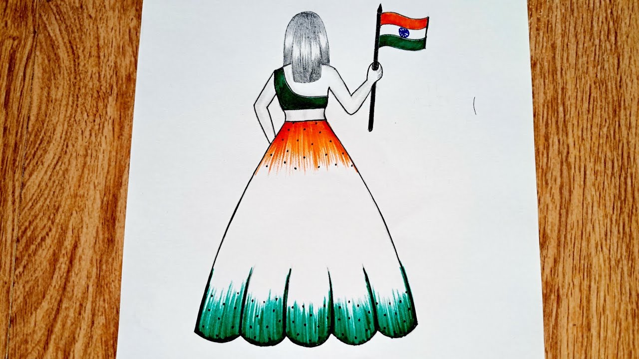 Independence Day Drawing Easy | How to draw step by step 15 August ...