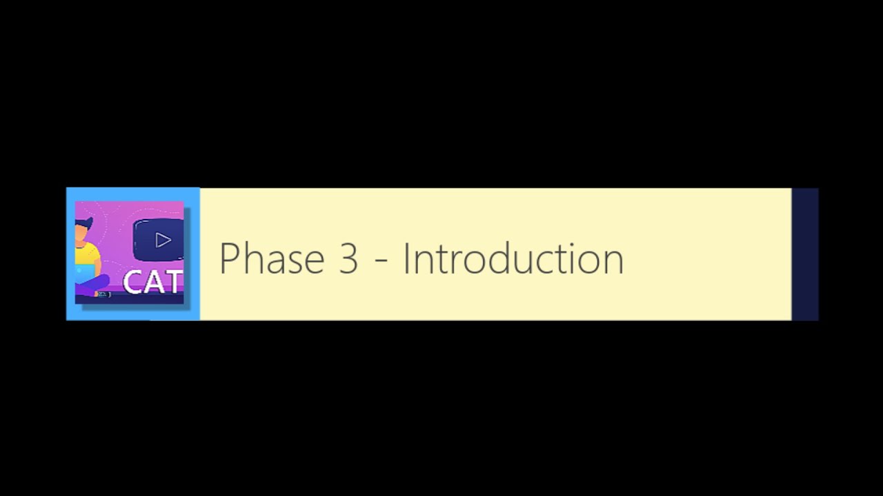 Phase 3 - Introduction - YouTube
